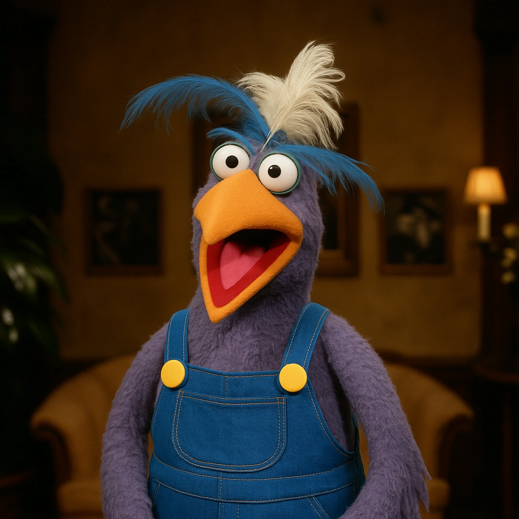 Mel Bird in Style of The Same Photo While I Pee Kermit the Frog | Fan ...