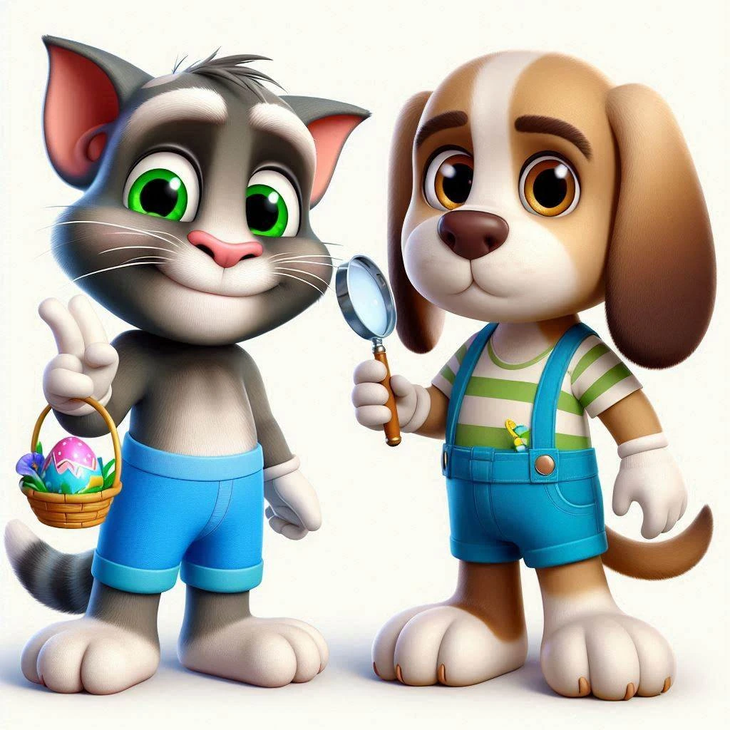Talking Tom and Ben Easter Hunt (AI stuff) | Fan art Fun Wiki | Fandom