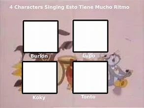 4 Characters Singing Esto Tiene Mucho Ritmo (reupload) by ...