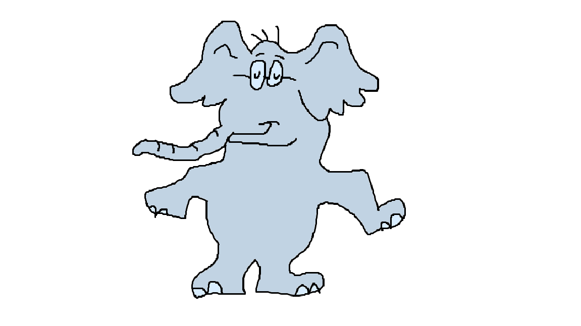how to draw elephant gerald