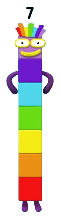 Numberblock Seven (Numberblocks) | Fan art Fun Wiki | Fandom