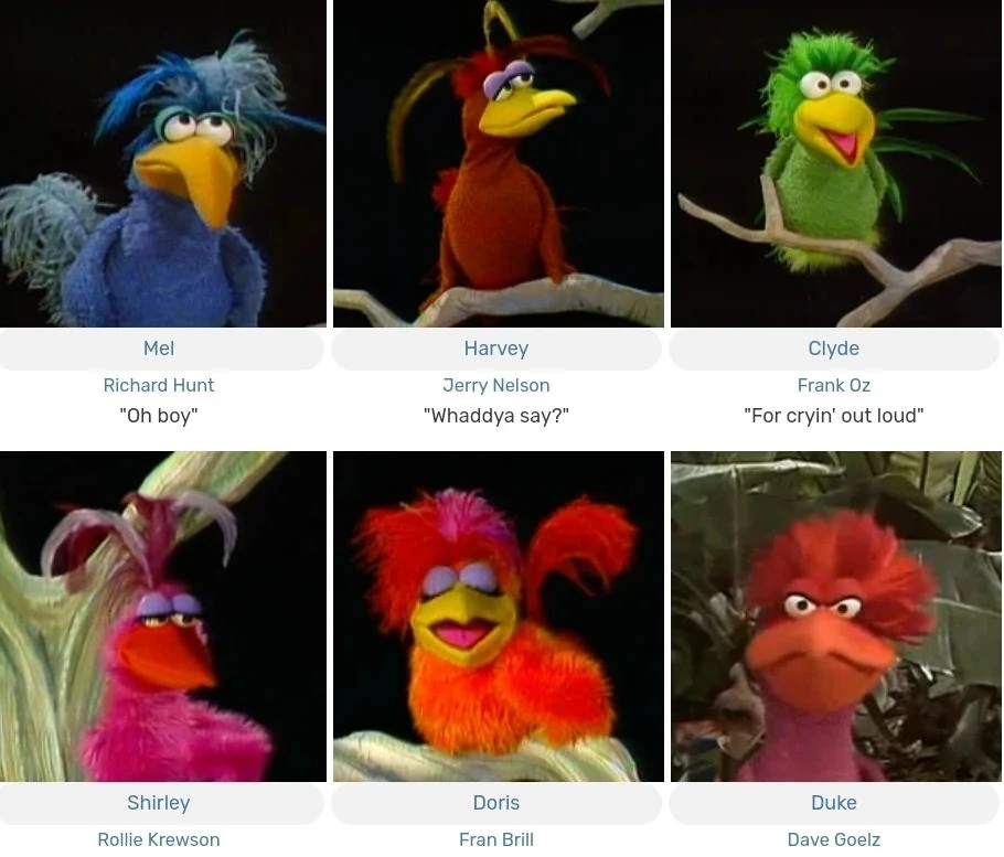 The Muppet Birds (Animalarody episode, YouTube stuff) | Fan art Fun ...