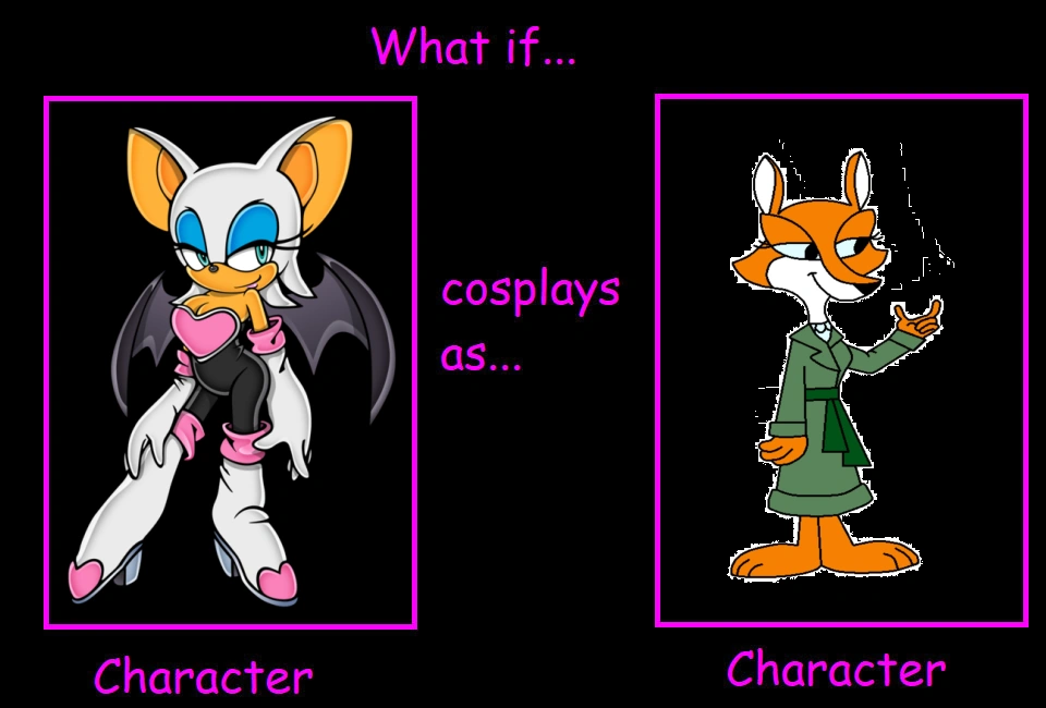 What if Rouge the Bat cosplays as Fauna Fox by MaxietheFox2005 ...