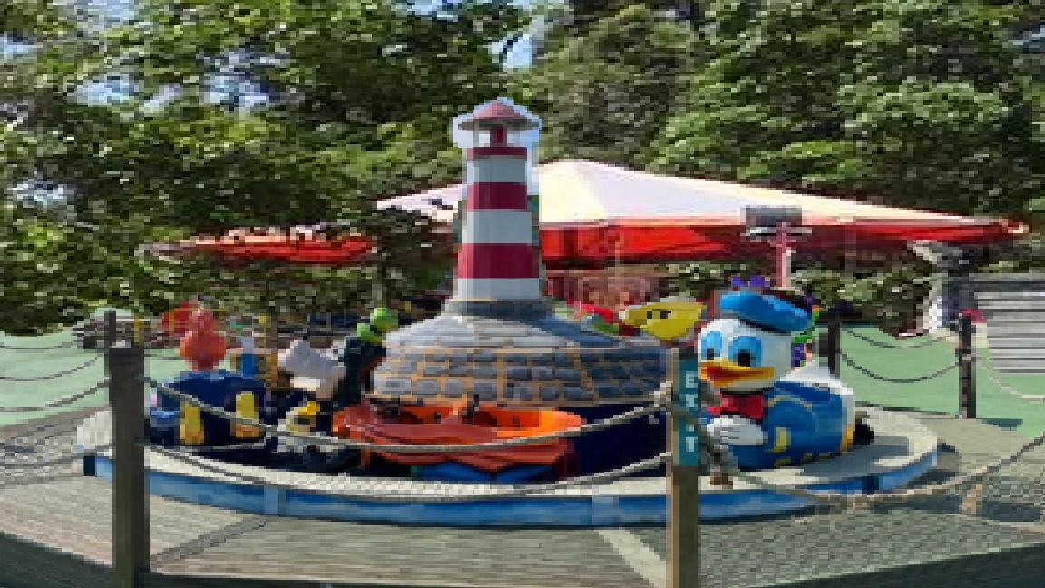 Unattracted Lighthouse Kiddie Boat rides in language fairgrounds II ...