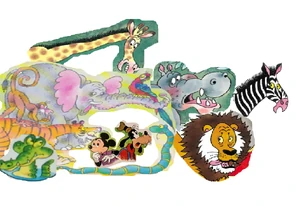 Mickey Mouse and Goofy: The Jungle Animal surroundings (Jan van der Voo ...