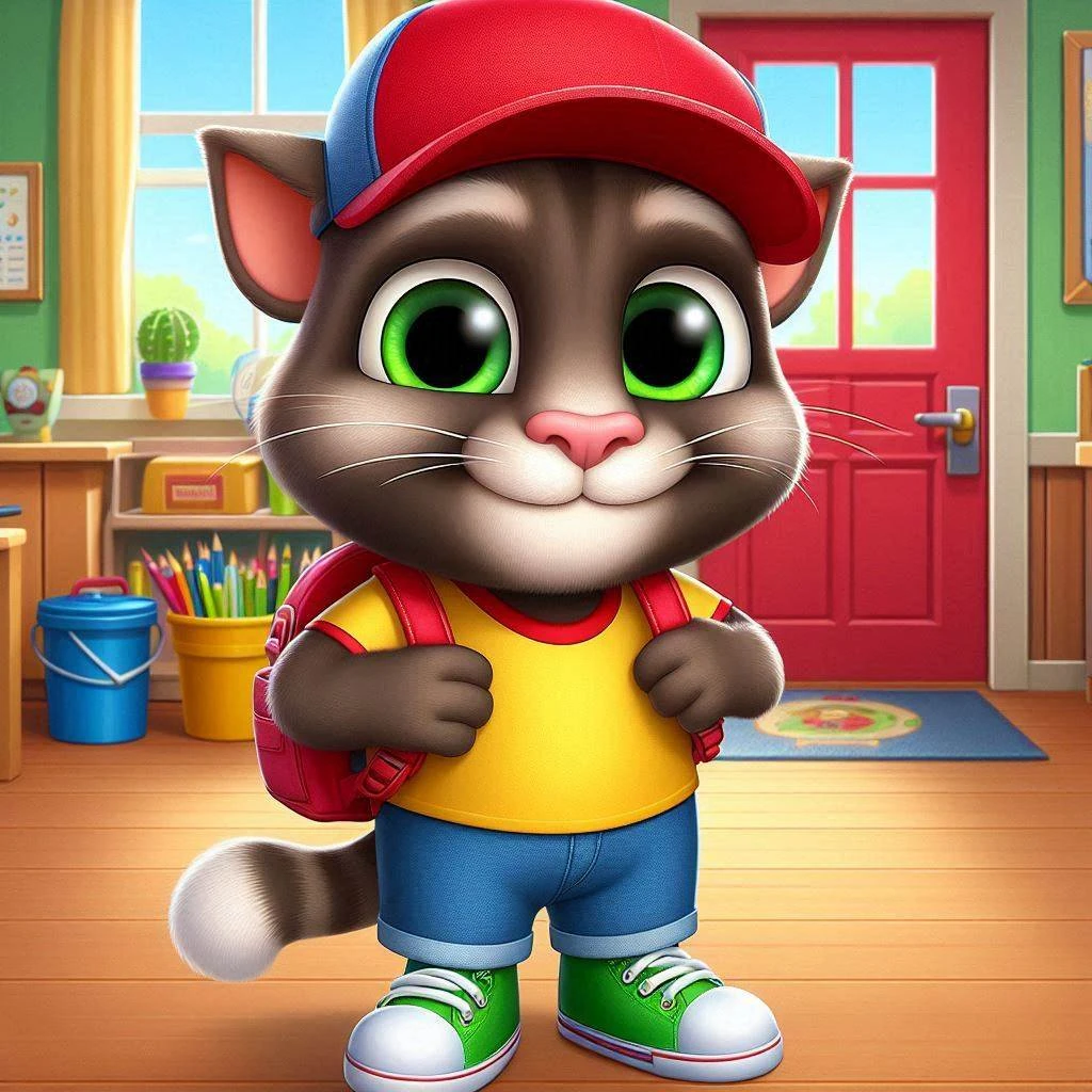 Talking Tom goes to Kindergarten (AI stuff) | Fan art Fun Wiki | Fandom