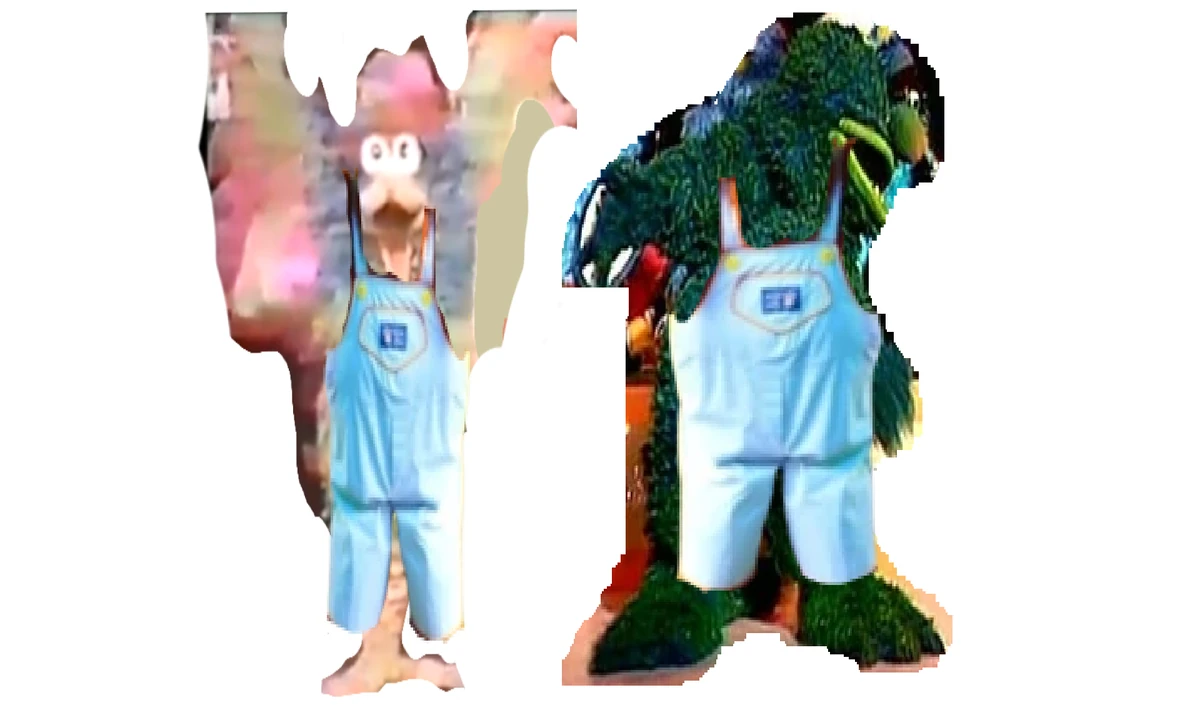 Fletcher Bird and Timmy Monster Wears Overalls V3 | Fan art Fun Wiki ...