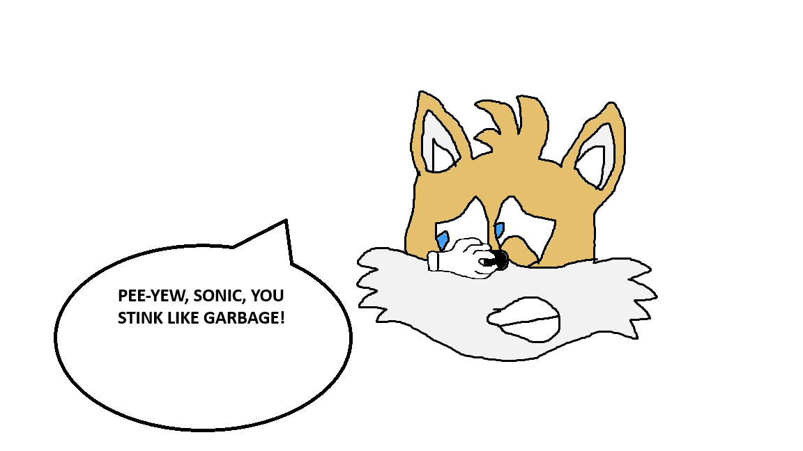 Tails says Pee-yew! (Sonic the Hedgehog comic stuff) | Fan art Fun Wiki ...