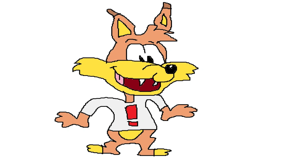 Bubsy Bobcat in style of Goofy (art STUFF) | Fan art Fun Wiki | Fandom