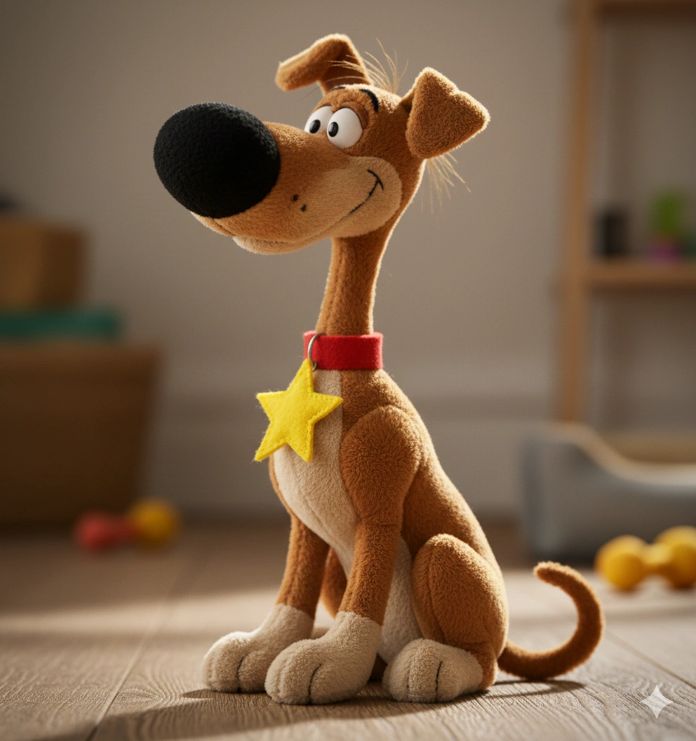 Rantanplan (Plush toy character) (Sora AI) | Fan art Fun Wiki | Fandom