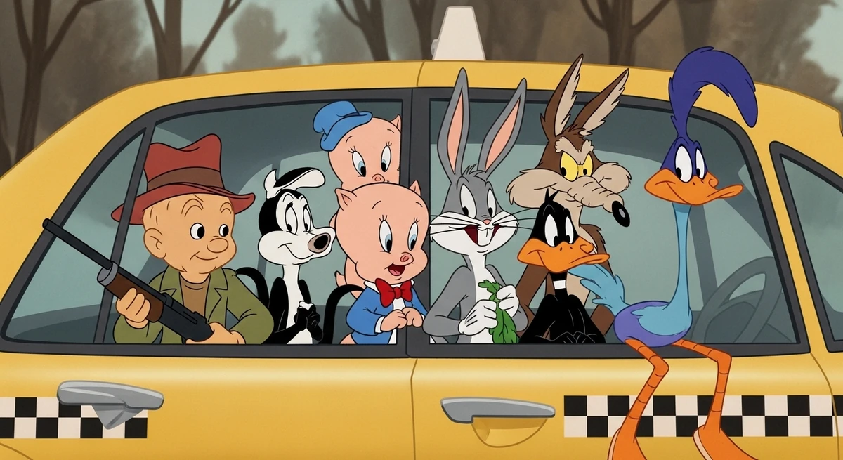 Bugs Bunny, Daffy Duck, Porky Pig, Elmer Fudd, Pepe Le Pew, Road Runner ...