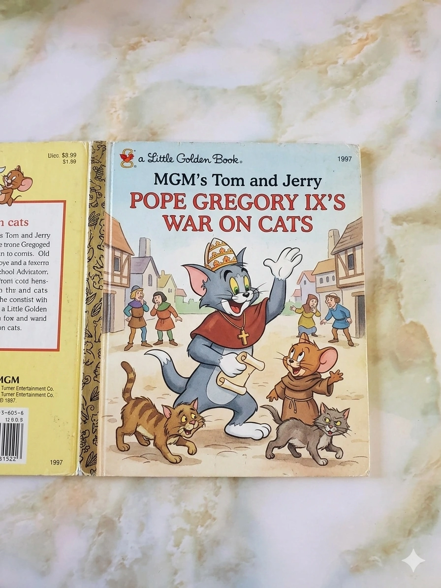 MGM's Tom and Jerry - Pope Gregory IX's War on Cats (A Little Golden ...