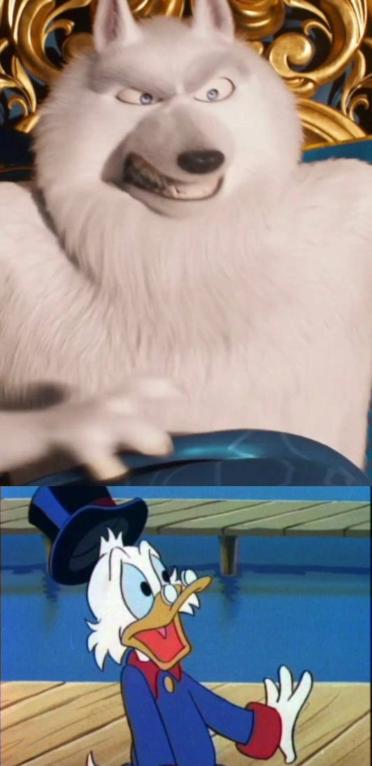 Scrooge McDuck is scared of Jimmy Crystal by MaxietheFox2005 ...