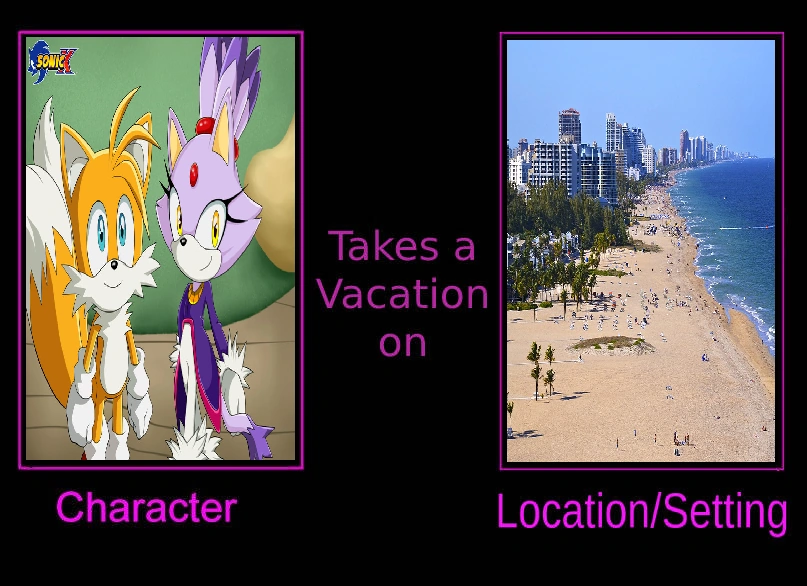 What if Tails and Blaze Take a Vacation on Beach by MaxietheFox2005 (DeviantArt stuff) | Fan art ...