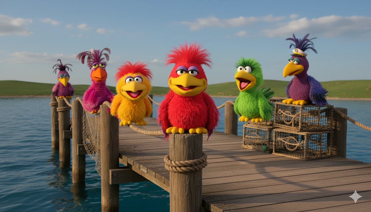 The Muppet Birds in the Pier (Gemini) | Fan art Fun Wiki | Fandom