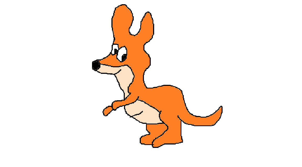 Kangaroo in Norman Bridwell style (DeviantArt stuff) | Fan art Fun Wiki ...