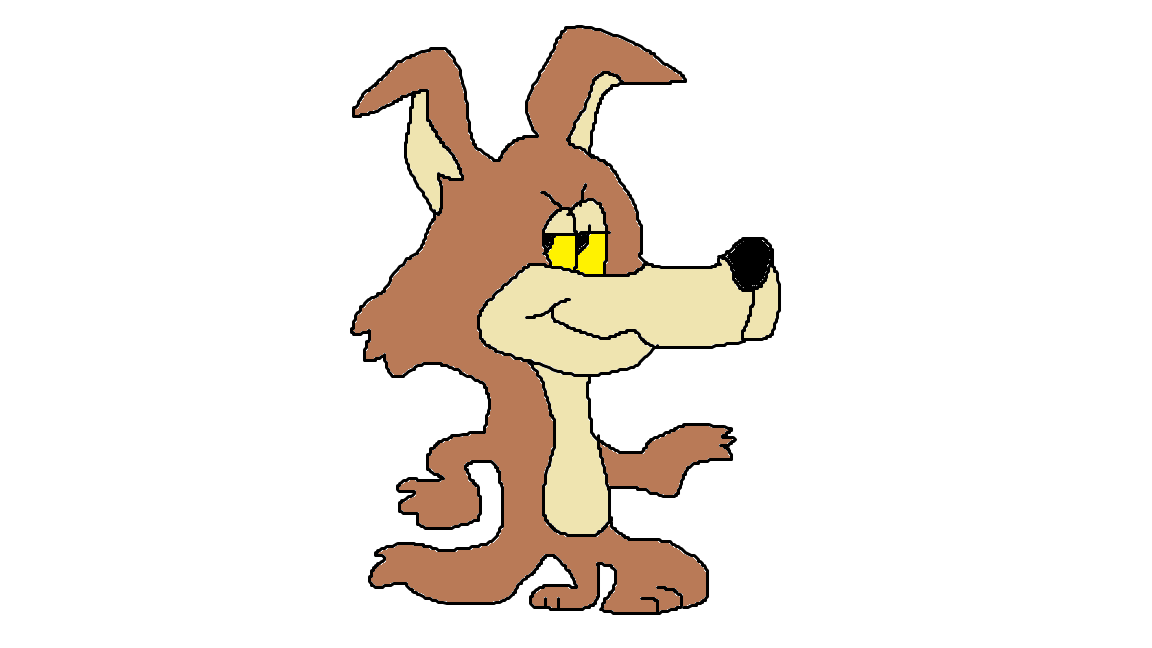 Wile E. Coyote in style of Droop-a-Long Coyote (art STUFF) | Fan art ...