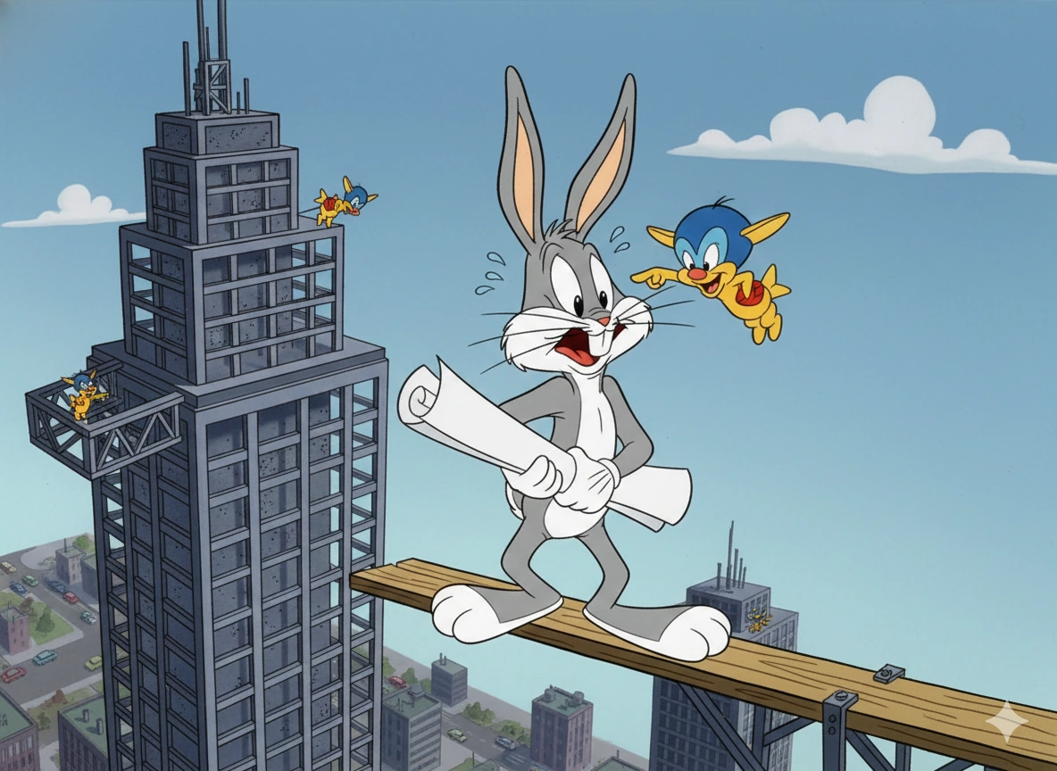 Bugs Bunny - Falling Hare (2001 Remake) (Gemini) | Fan art Fun Wiki ...