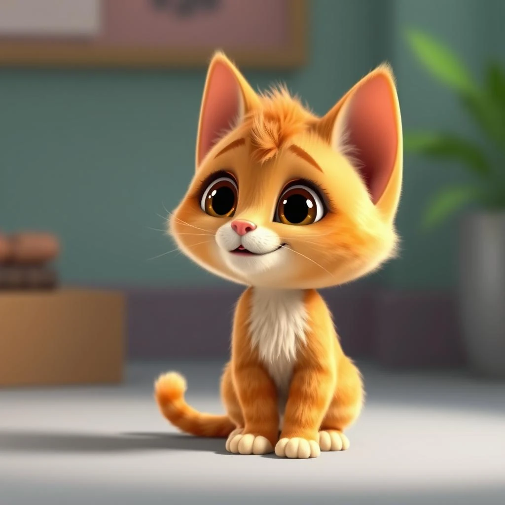 Talking Ginger in Pixar style (AI stuff) | Fan art Fun Wiki | Fandom