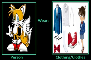 Tails Wears Detective Conan's Clothes by SupremeVincent2022 (DeviantArt ...