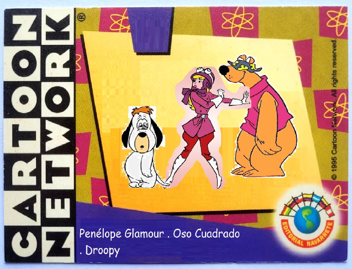 Cartoon Network Card Navarrete Peru - Penelope Pitstop, Square Bear ...
