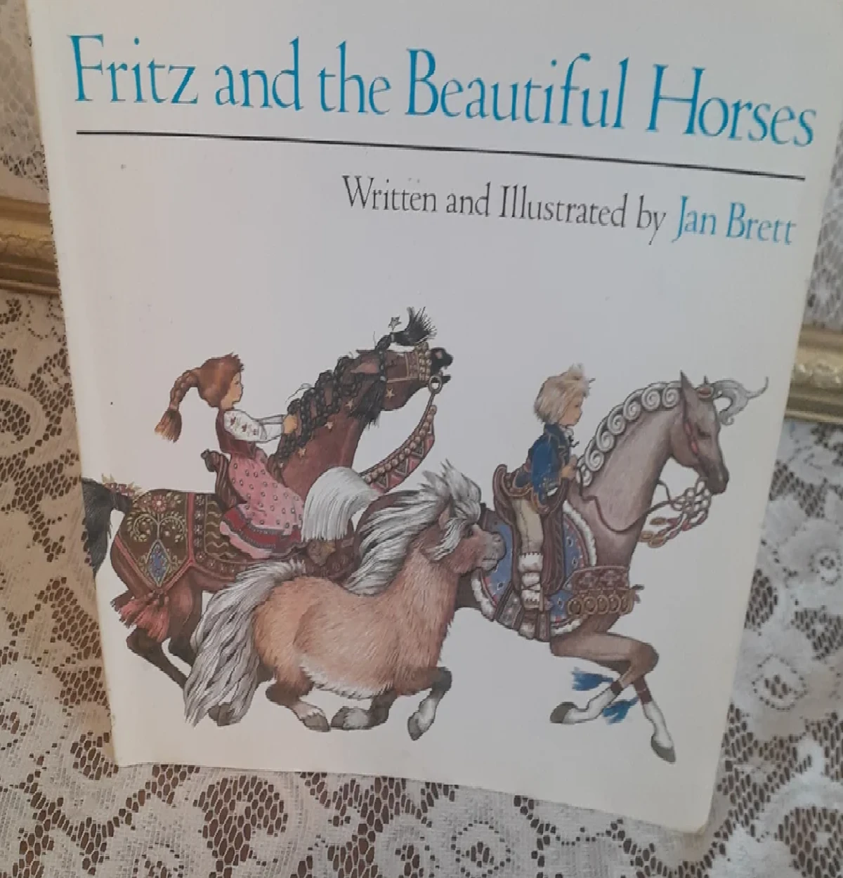 Fritz and the Beautiful Horses by Jan Brett, Softcover book | Fan art ...