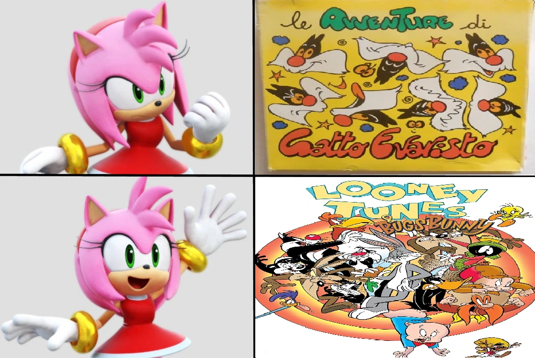 Amy Rose Likes Looney Tunes and Hates Le Avventure di Gatto Evaristo by ...