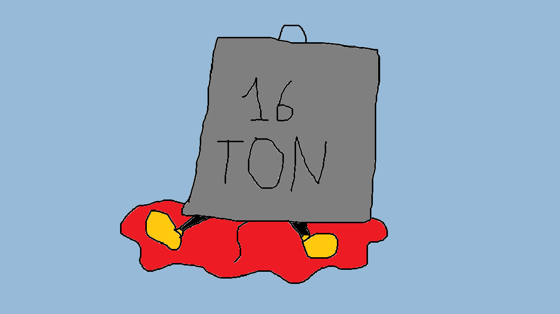 Clay Killer - Mickey Mouse gets squashed on 16 Ton (My art STUFF) | Fan ...