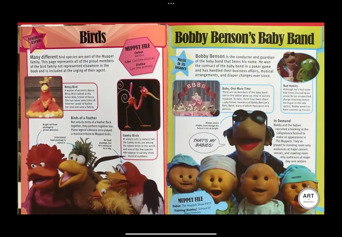 Muppet Character Encyclopedia - Birds | Fan art Fun Wiki | Fandom