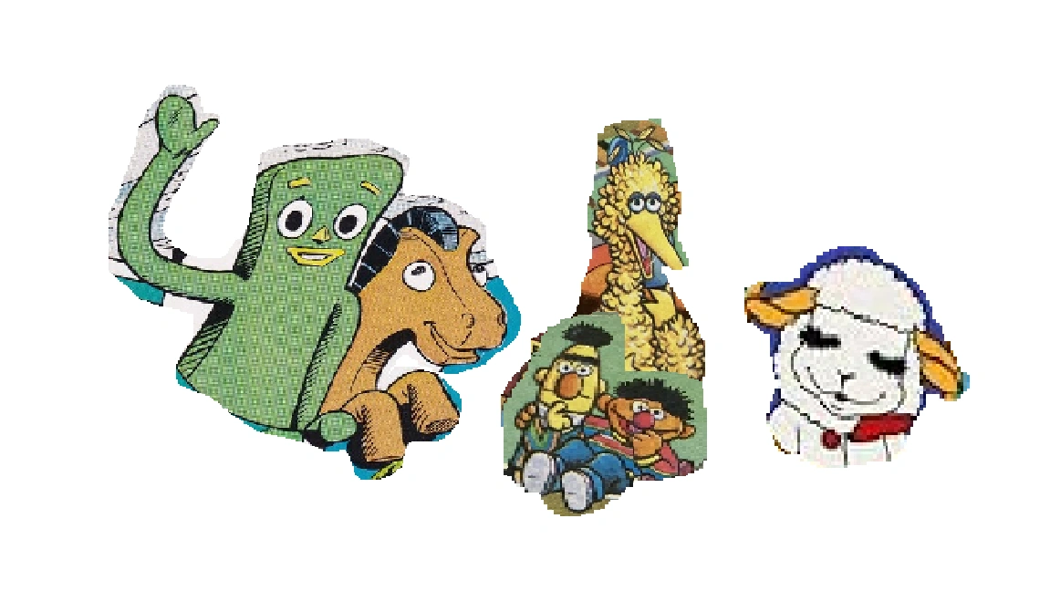 TV Guide promotion stuff - Gumby, Sesame Street & Lamb Chop (Muppet Wiki stuff) | Fan art Fun ...