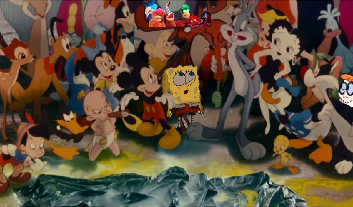Harvey Clyde Doris Shirley Mel & Duke Birds in Who Framed Roger Rabbit ...