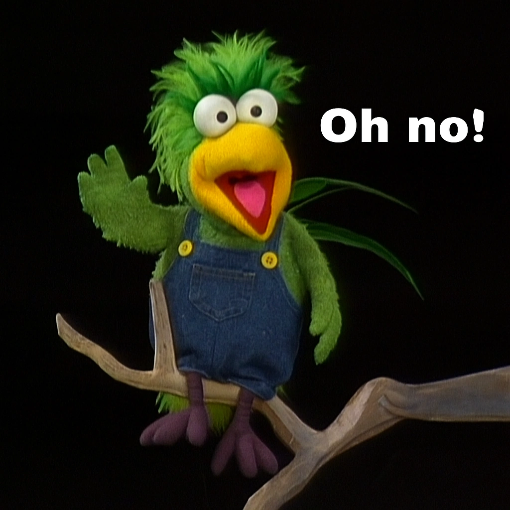 Clyde Bird says Oh no! | Fan art Fun Wiki | Fandom