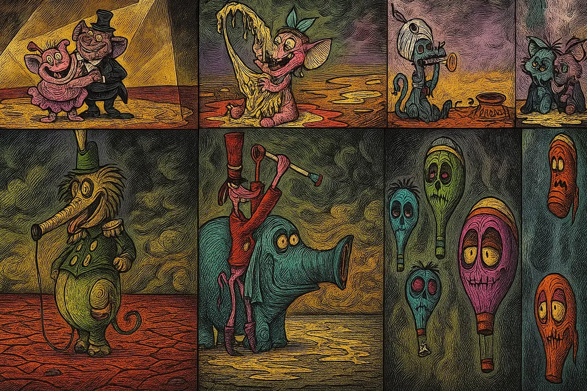 Heffalumps and Woozles in Tim Burton's Stop-Motion style II by ...