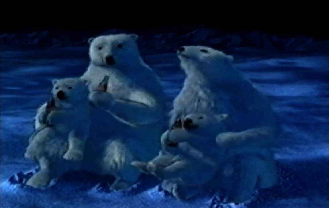 Coca-Cola Polar Bear family group (1999 remake) (YouTube stuff) | Fan ...