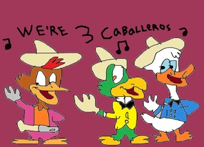 Quentin Tracy "RT" 1944 - Modern Disney styled The Three Caballeros ...