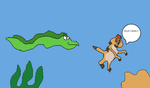 Timon's Eel Attack by SidabaTheToonLord (DeviantArt stuff) | Fan art ...