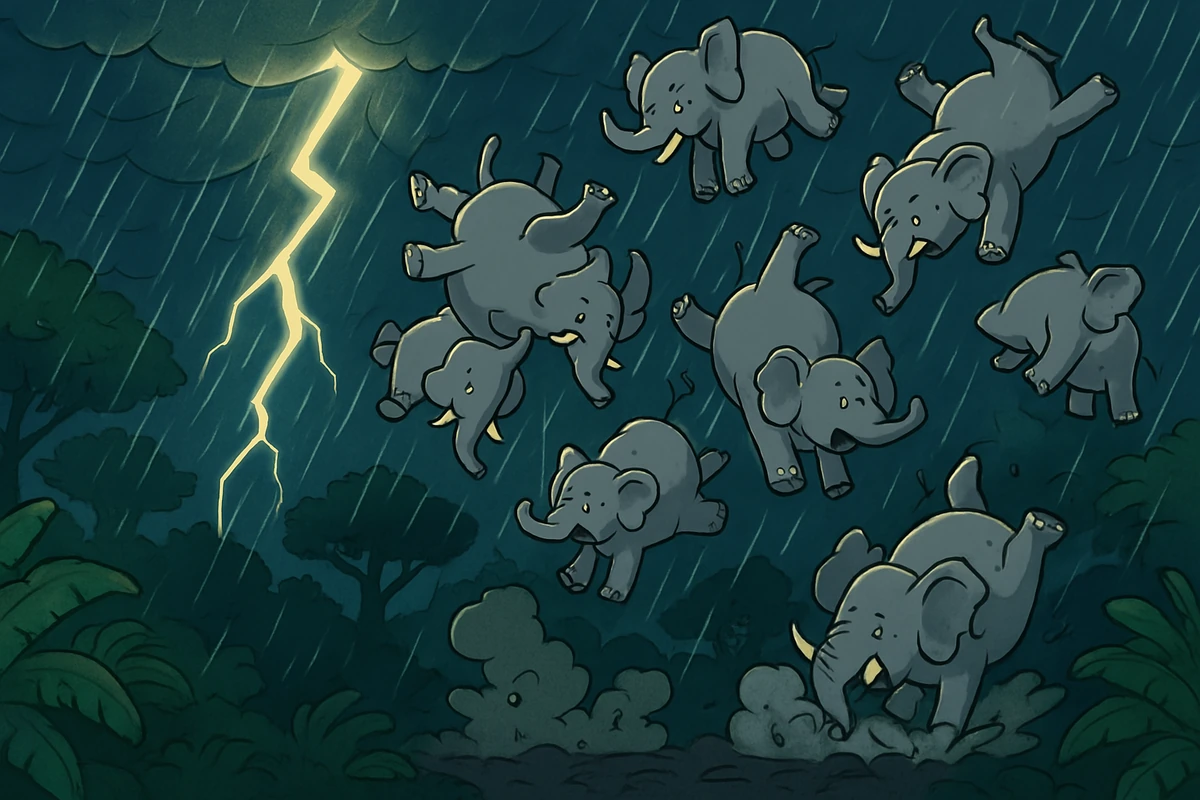 It's raining elephants (Copilot AI stuff) | Fan art Fun Wiki | Fandom