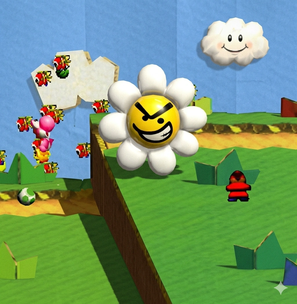 Fooly Flower on Yoshi's Island video game | Fan art Fun Wiki | Fandom