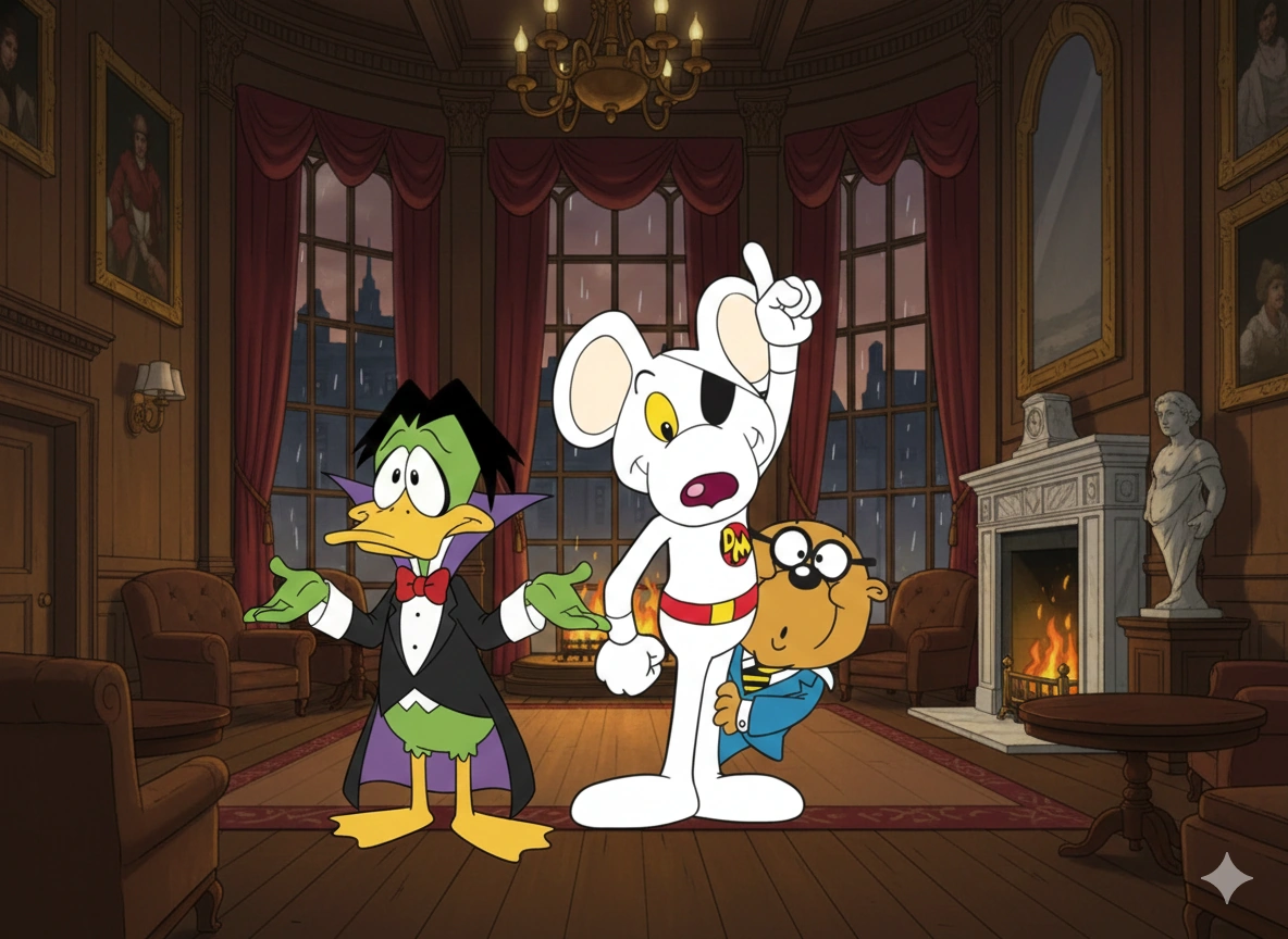 Count Duckula, Danger Mouse and Penfold are in the Reform Club (Gemini ...