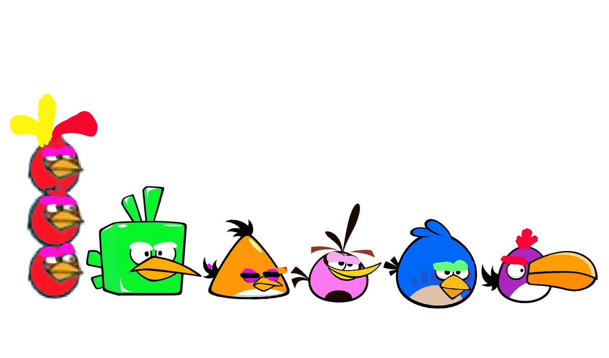 The Muppet Birds in Style of Angry Birds (Art Stuff) | Fan art Fun Wiki ...