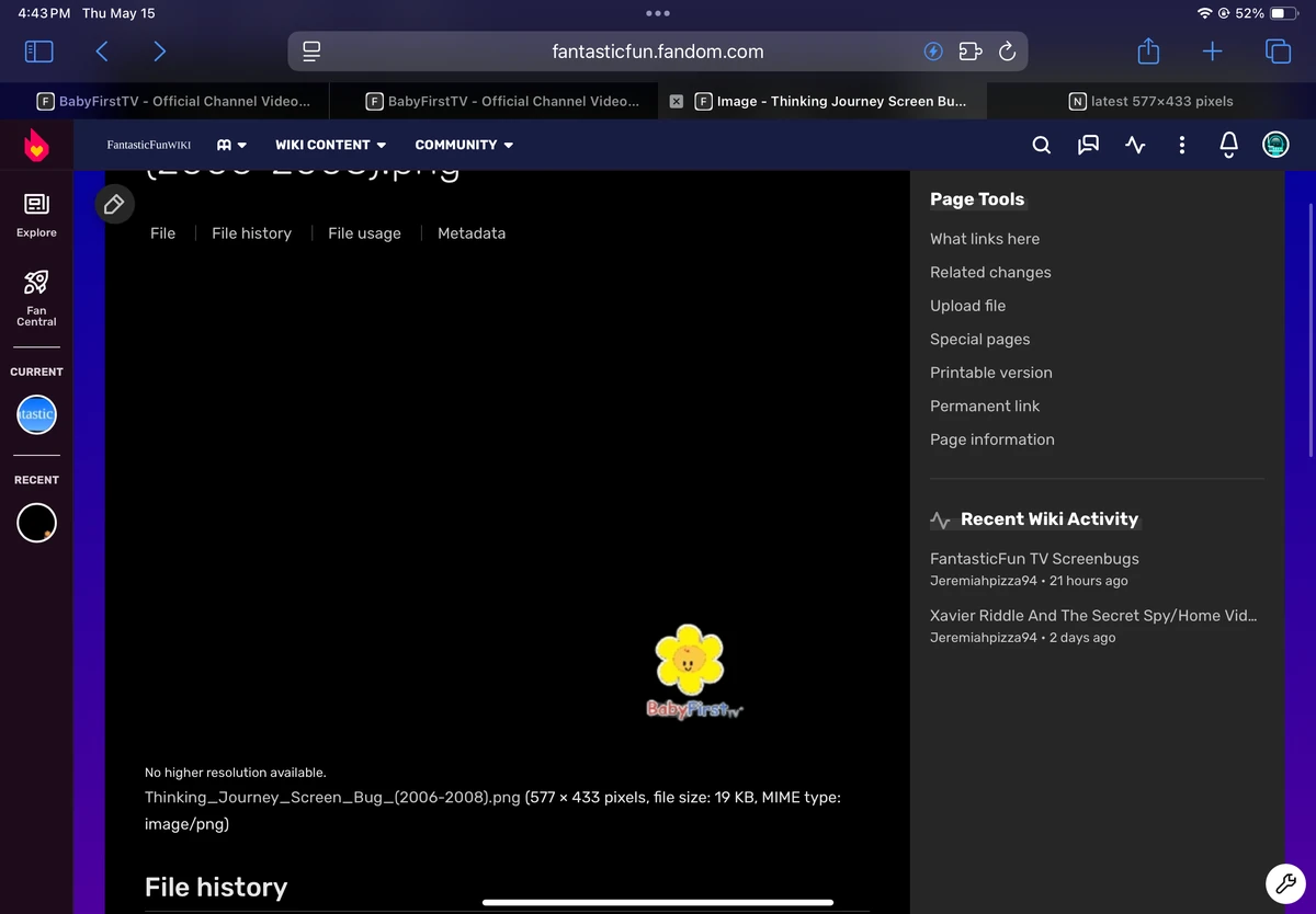 BabyFirst TV bug screen logo on wiki | Fan art Fun Wiki | Fandom