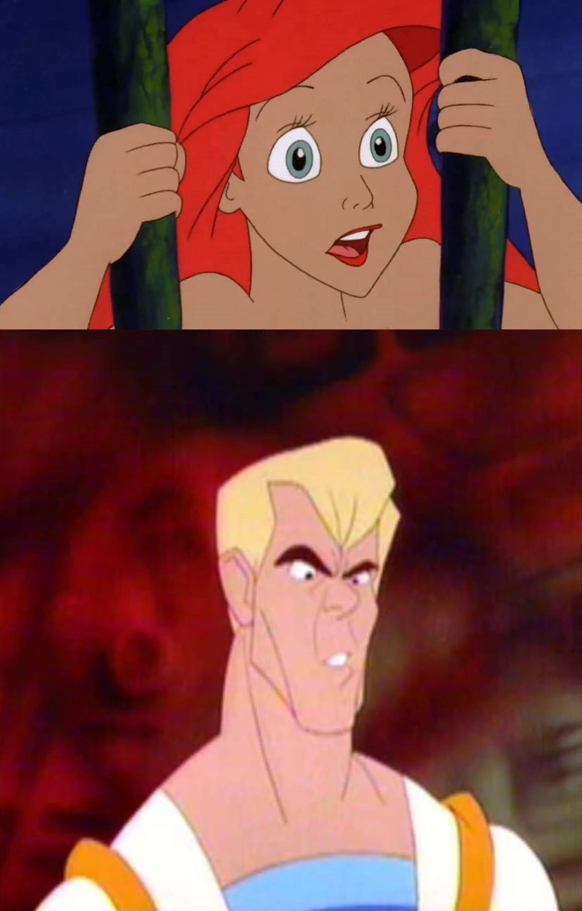 Ace Rescues Ariel by joseluislobatohumane (DeviantArt stuff) | Fan art ...