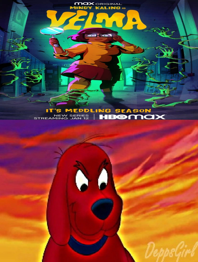 Clifford the Big Red Dog Hates Velma (2023) by MaxietheFox2005 ...