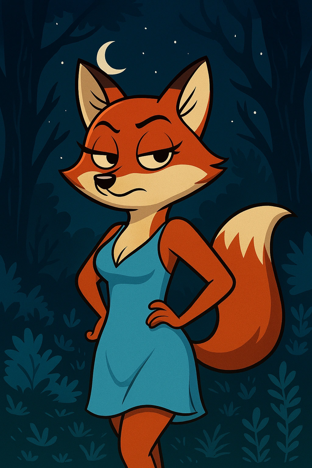 Foxy, but sexy (Copilot AI stuff) | Fan art Fun Wiki | Fandom