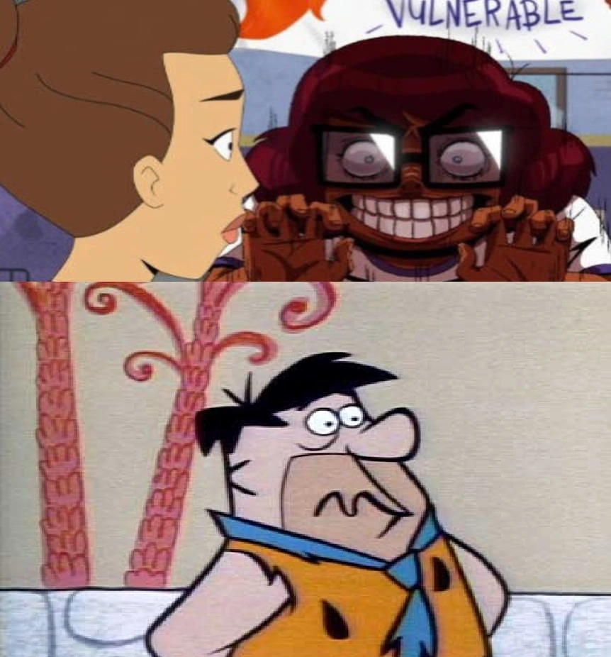 Fred Flintstone is Scared of Scary Velma by MaxietheFox2005 (DeviantArt ...
