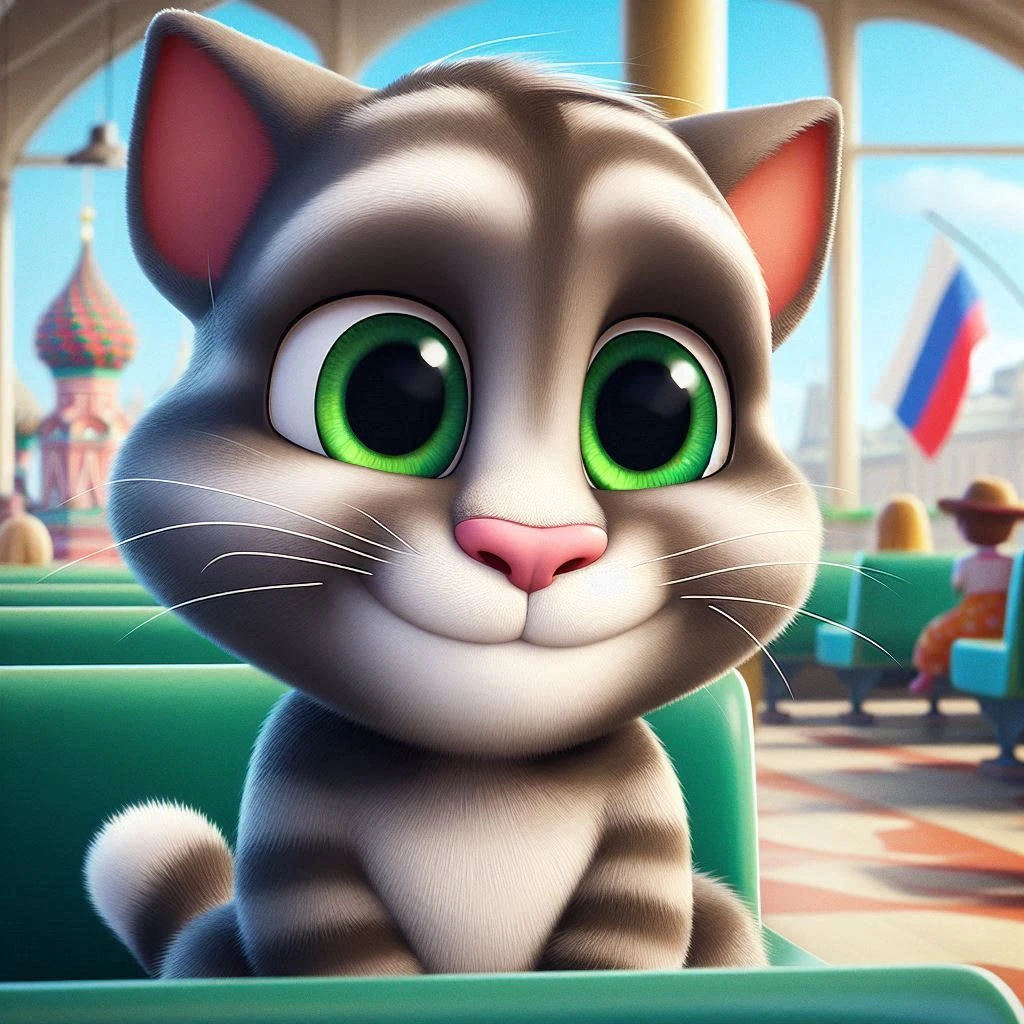 Talking Tom at Russia (Copilot Al) | Fan art Fun Wiki | Fandom