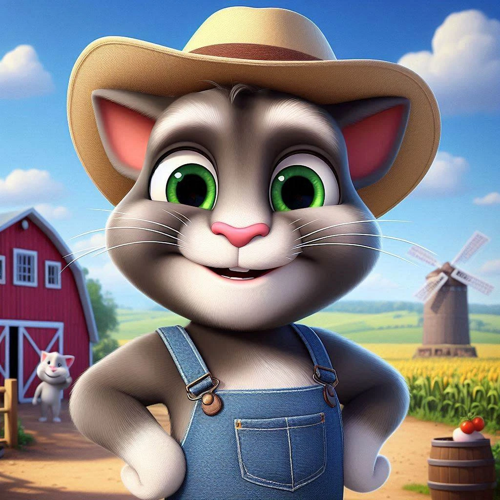 Talking Tom on the Farm (AI stuff) | Fan art Fun Wiki | Fandom