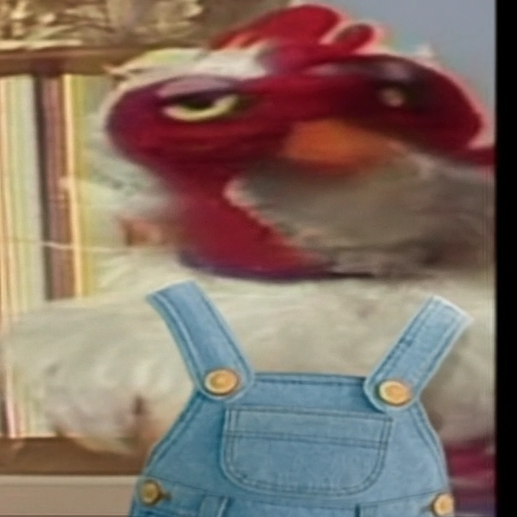 The Muppet Show chicken wears overalls | Fan art Fun Wiki | Fandom