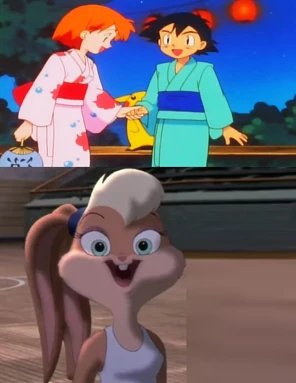 Lola Bunny loves PokeShipping by MaxietheFox2005 (DeviantArt stuff) | Fan art Fun Wiki | Fandom