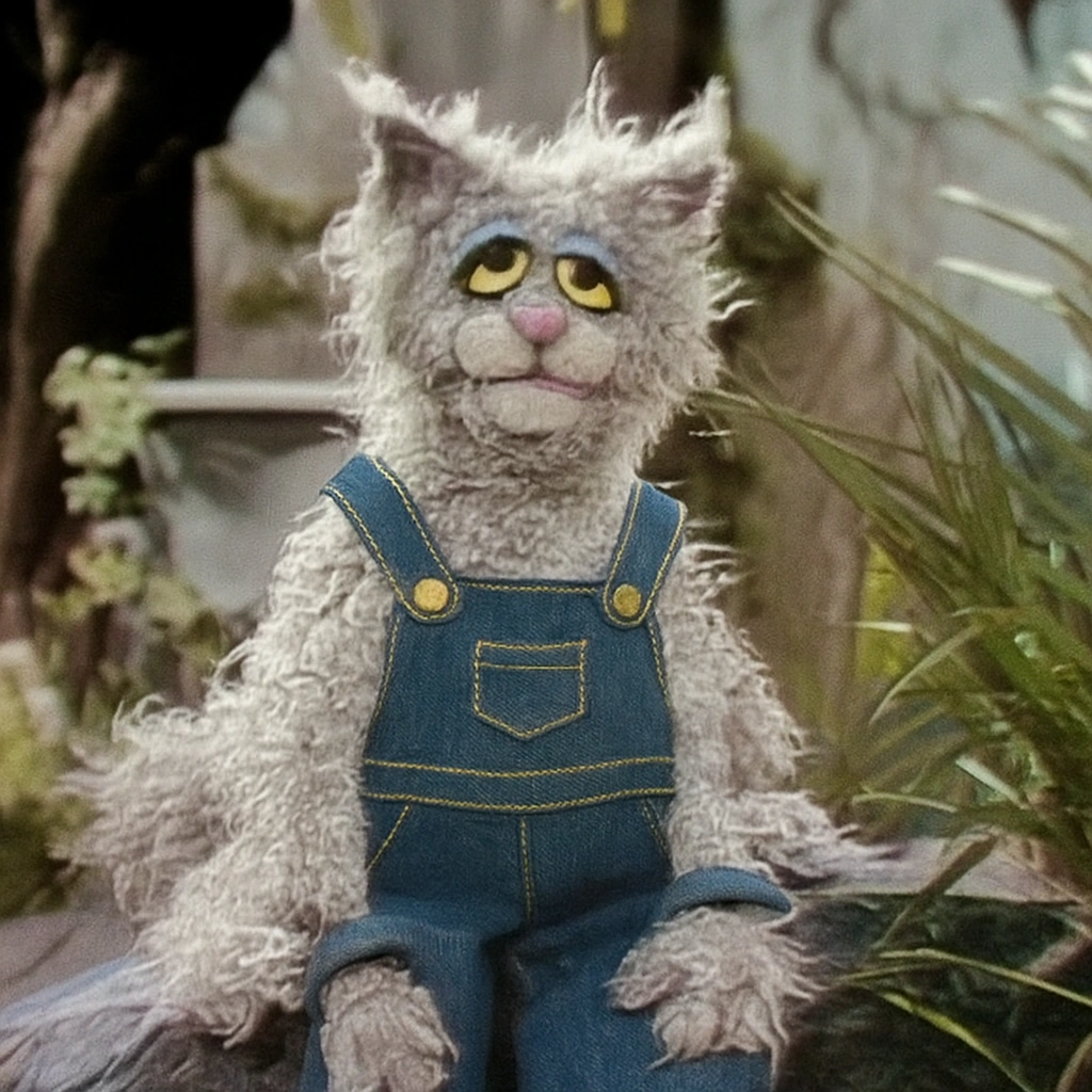 Muppet Cat Wears Overalls (ImgTolmg.ai) | Fan art Fun Wiki | Fandom